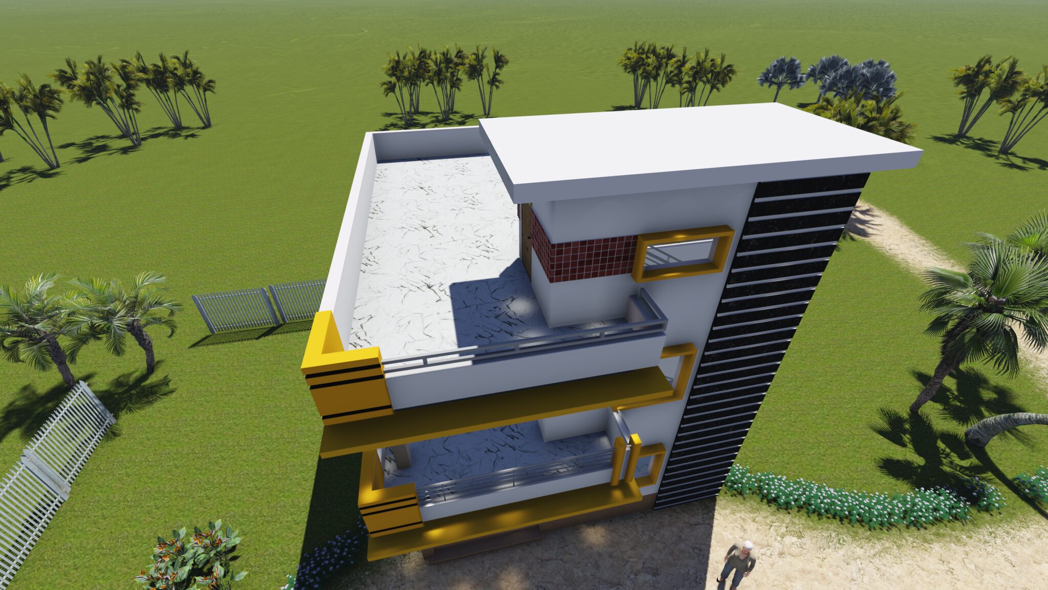 26’X29' North Facing House Floor Plan - HouseDesigns99