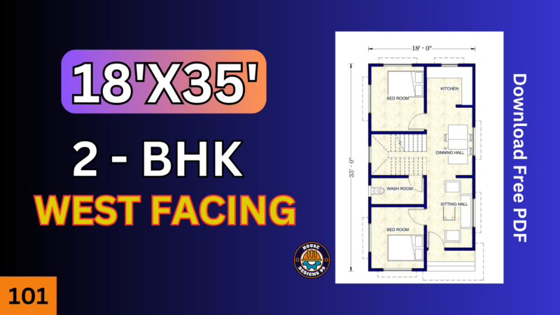 20x30 house plan and construction cost - HouseDesigns99