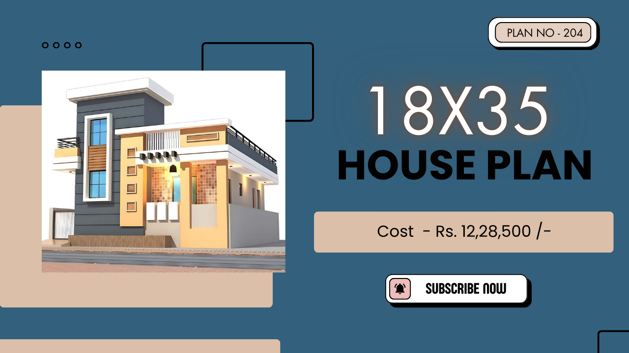 18'X50' House plan | low budget 2-bhk - HouseDesigns99