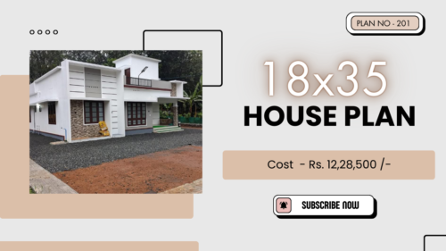 20x30 house plan and construction cost - HouseDesigns99